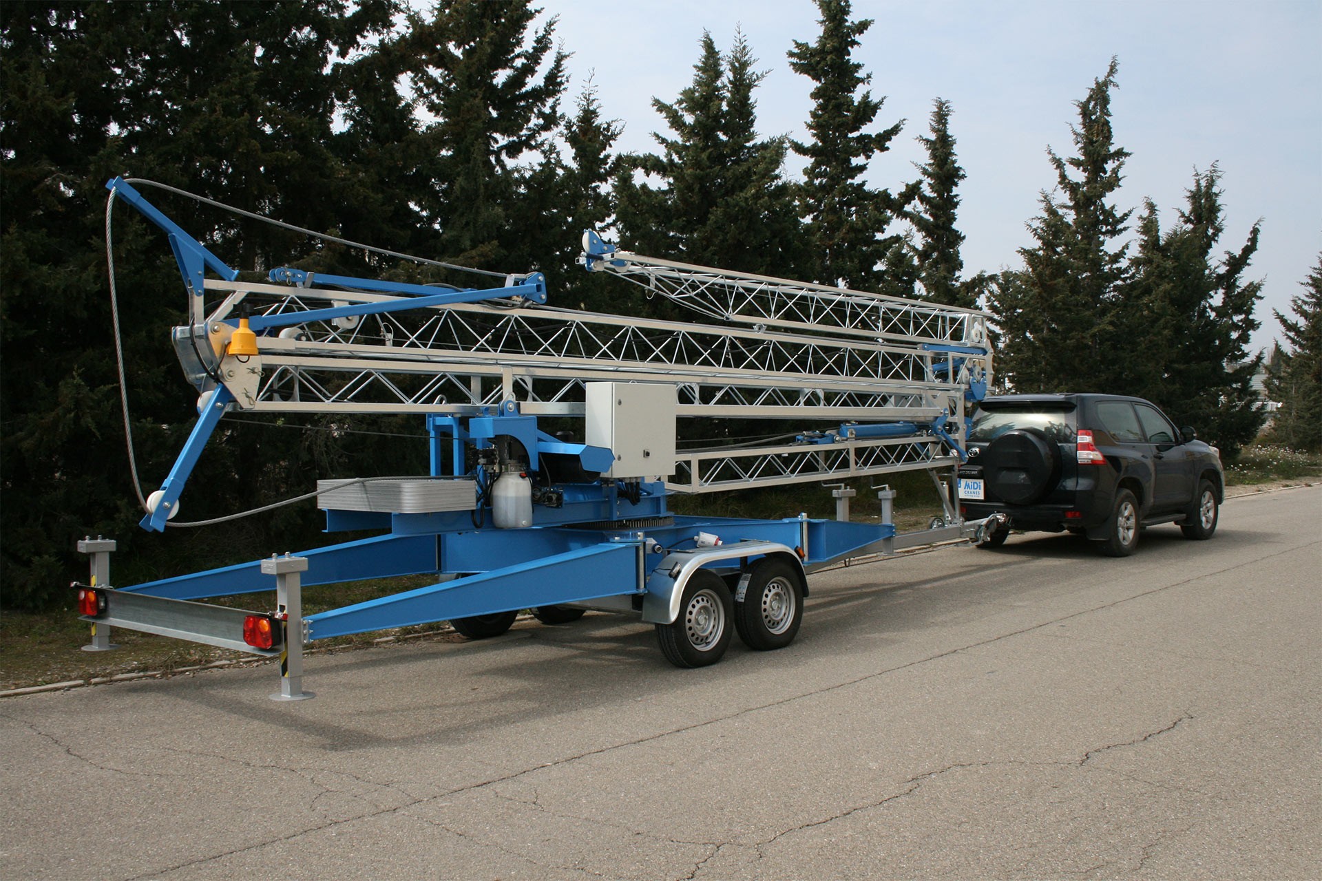 MiDi LT Self-Erecting Cranes - Light Vehicle Trailer